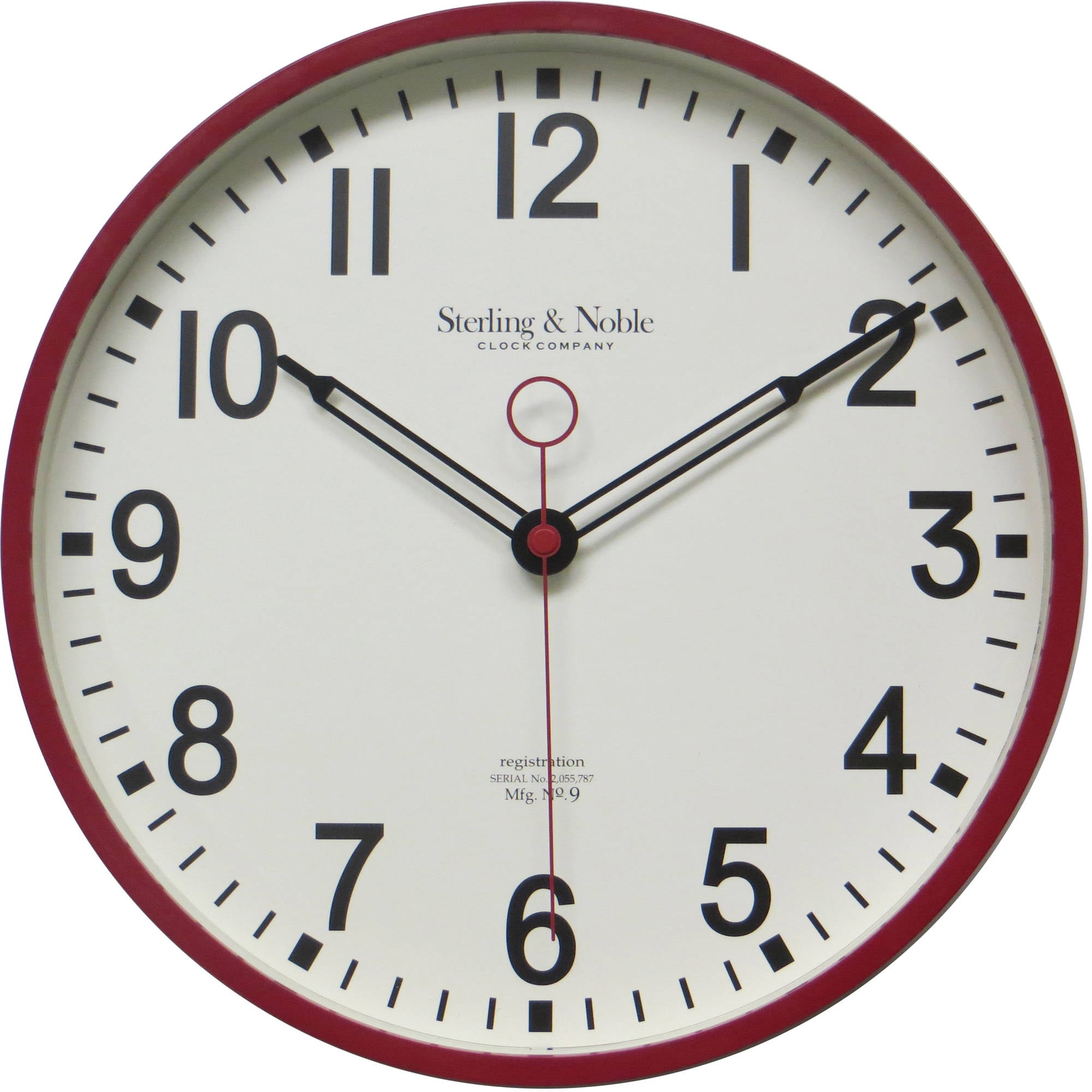 Mainstays Red Open Hands Wall Clock - Walmart.com