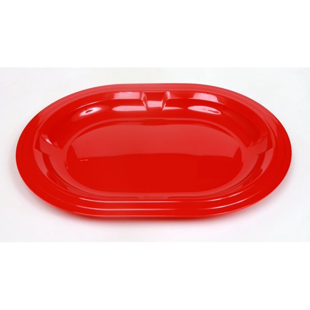 Mainstays Red Serve Tray - Walmart Business Supplies