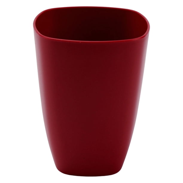 Mainstays - Red Square Plastic Tumbler, 18-Ounce - Walmart Business ...