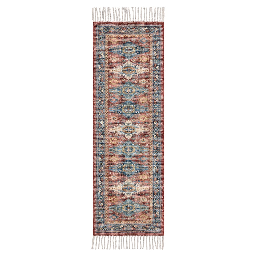 Mainstays Red Vintage Indoor Polyester Runner Rug 20” x 60” - Walmart.com