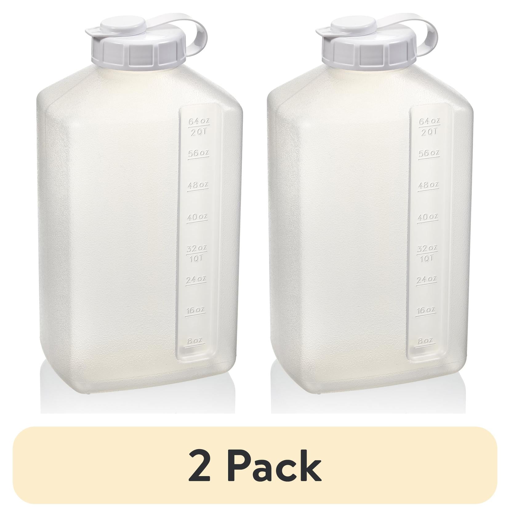 (2 pack) Mainstays 2 Quart Plastic Shaker Bottle, Clear - Walmart.com
