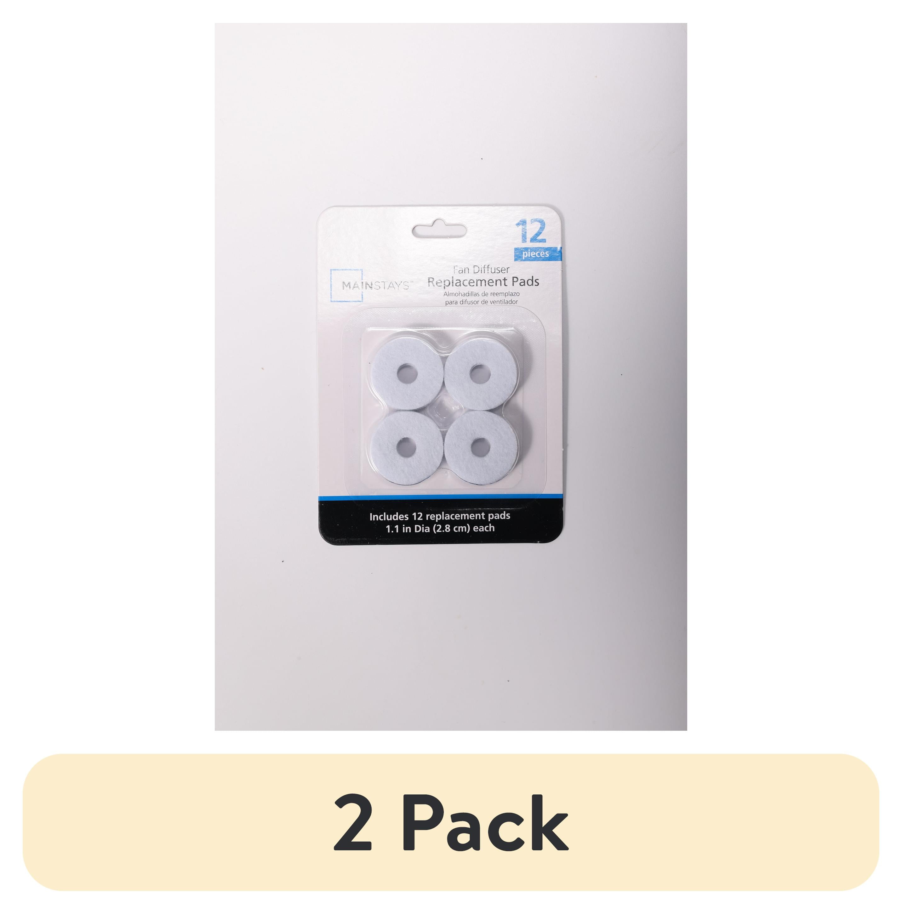 (2 pack) Mainstays Replacement Diffuser Pad Refill Fan Diffuser Pad ...