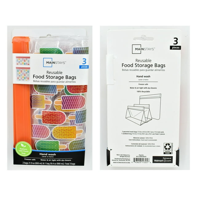 Mainstays Reusable Bags - Walmart.com