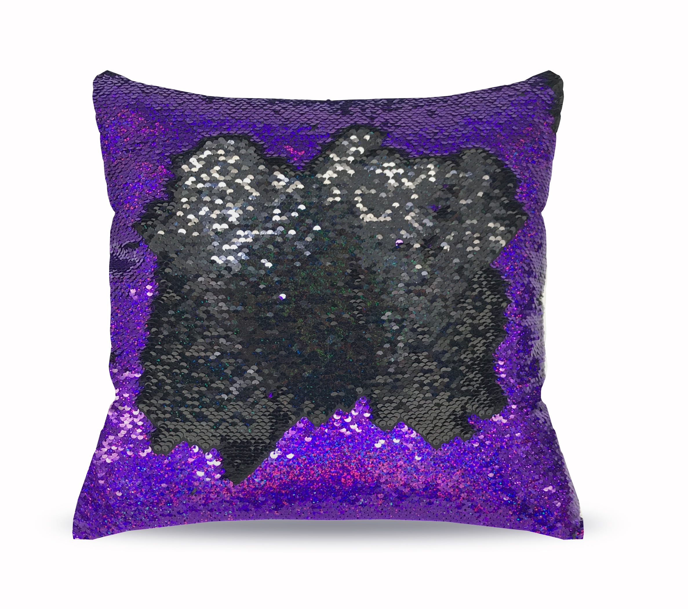Mainstays Reversible 17”x 17” Sequin Sparkle Pillow - Walmart.com