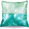 Mainstays Reversible 17x17 Sequin Sparkle Pillow with Micromink Back ...