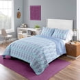 Mainstays Reversible Quilt Set, Teal Paisley - Walmart.com