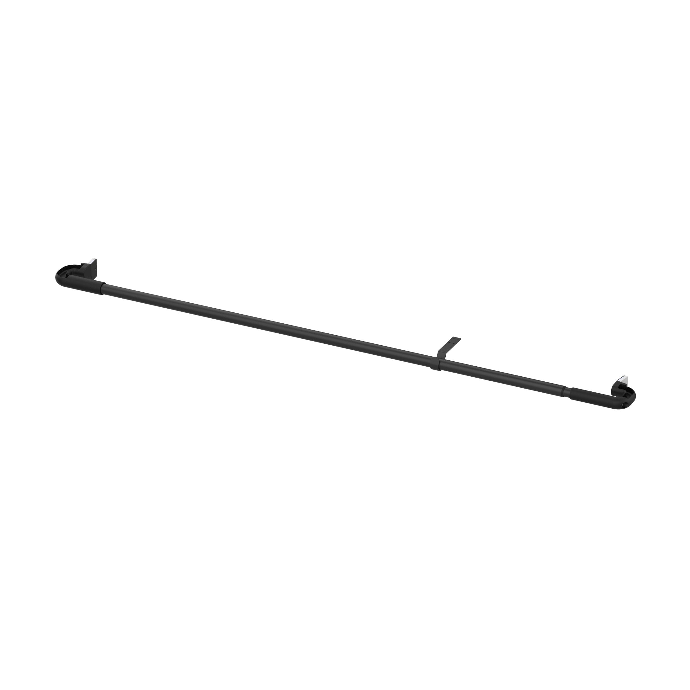 Mainstays Room Darkening Tension Wrap Rod Matte Black - Walmart.com