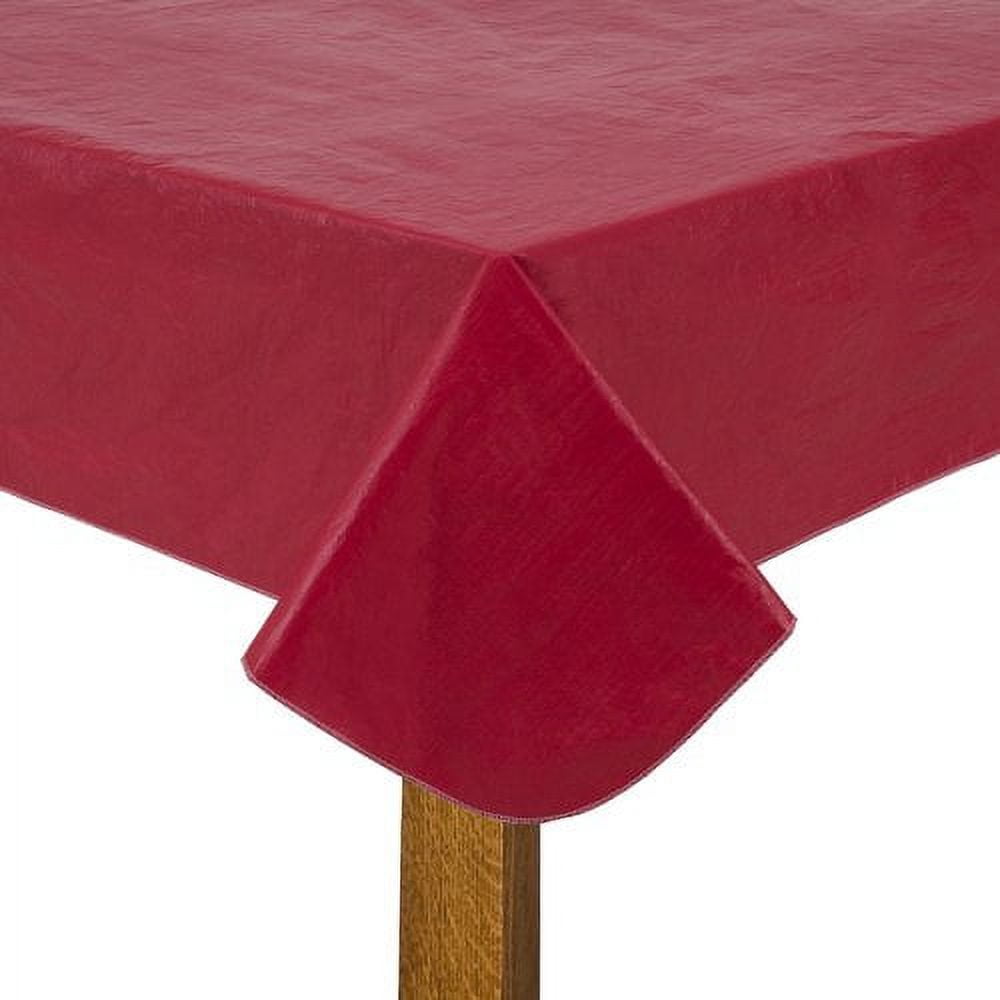 Mainstays Round 70" Red Tablecloth - Walmart Business Supplies