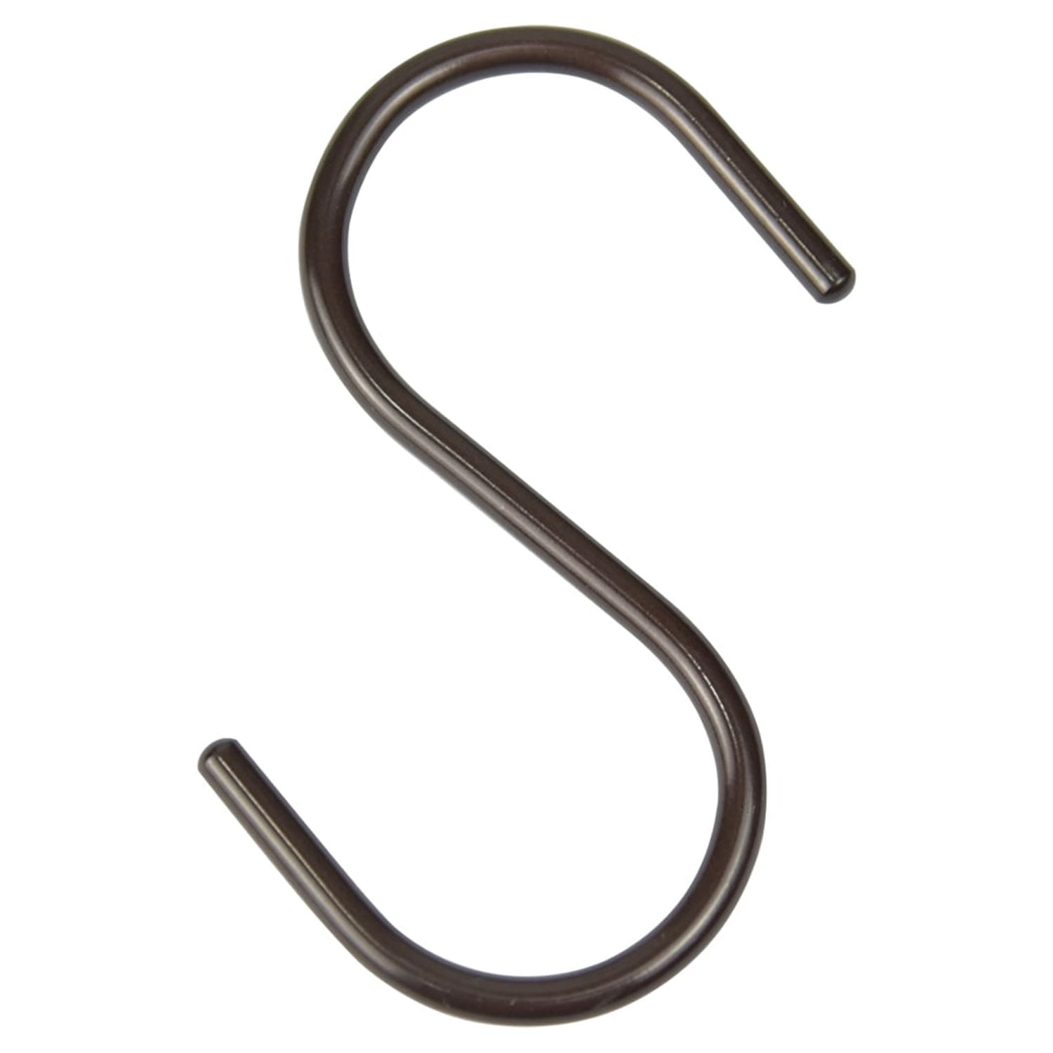 Mainstays S Hooks, Bronze, 12Piece/Set, 100% Iron - Walmart.com