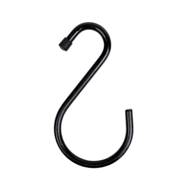 Smart Design Set of 6 Premium Large S-Hooks with Rubber Gripped Finish ...