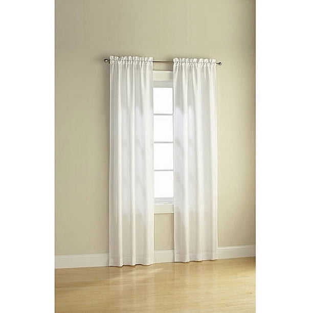 Mainstays Sailcloth Curtain Panel, Set of 2 - Walmart Business Supplies