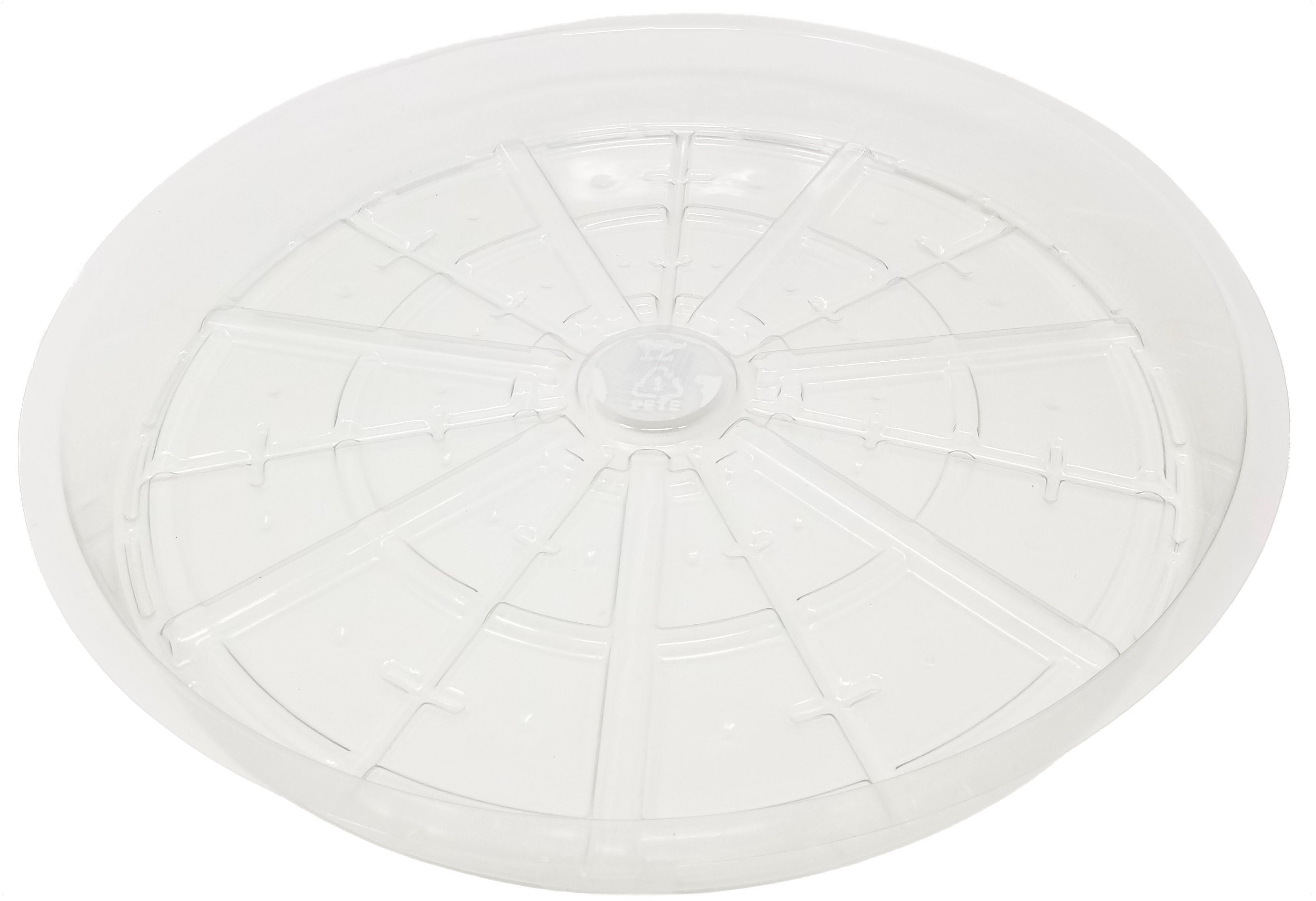 Mainstays Saucer 12 Inch Clear Plastic Round Plant Saucer - Walmart.com