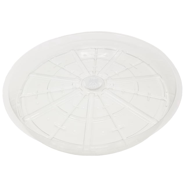 Mainstays Saucer 12 Inch Clear Plastic Round Plant Saucer - Walmart.com