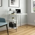Mainstays Side Storage Desk - White - Walmart.com