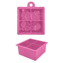 Mainstays, Ice Cube Tray, 2 Pack Silicone Ice Cube Tray Grey, Square ...