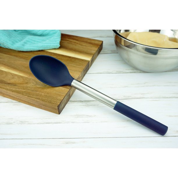 Mainstays Silicone Navy Solid Spoon - Walmart Business Supplies
