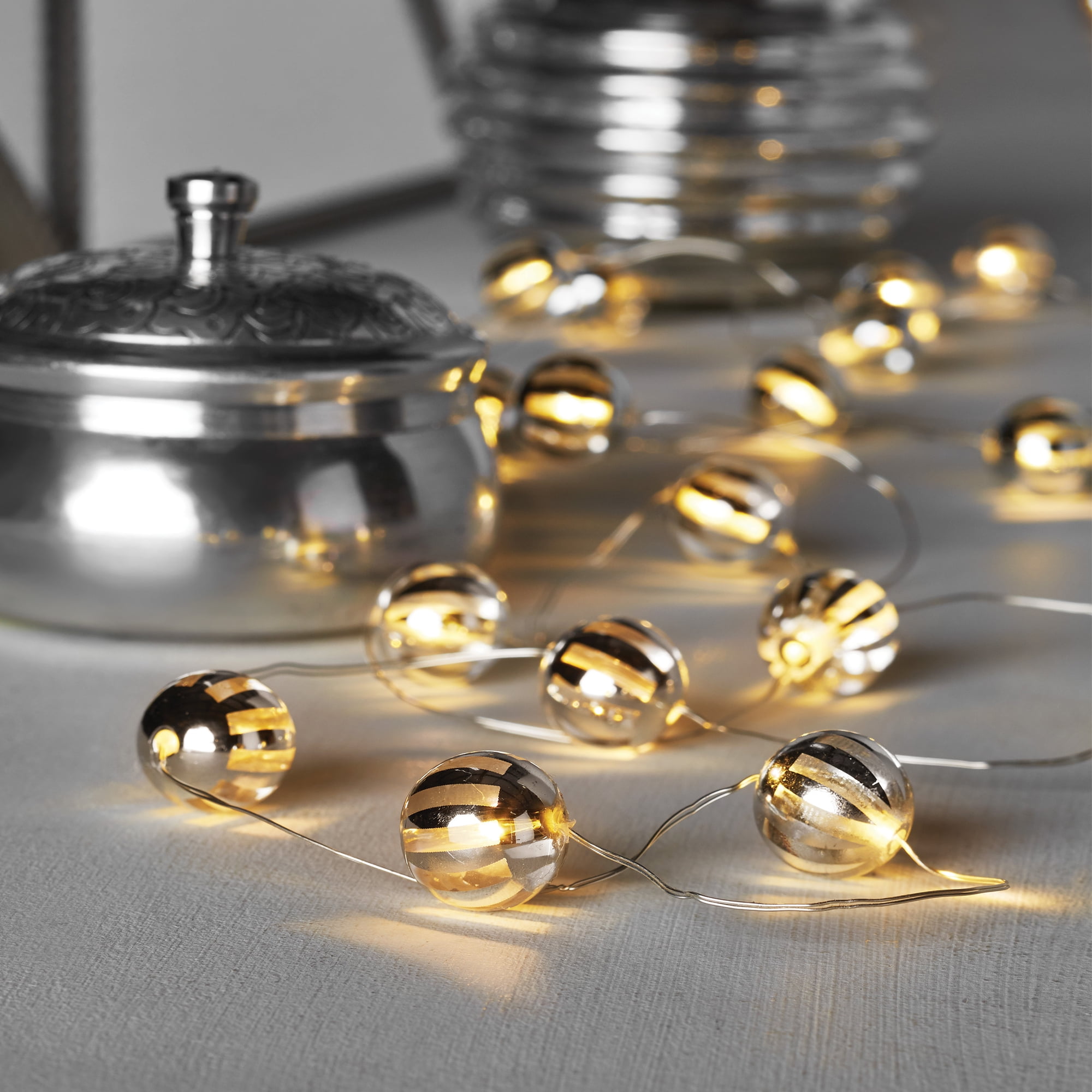 Mainstays Silver Marble String Light - Walmart Business Supplies