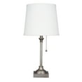 Mainstays Silver Metal Pull Chain Transitional Accent Lamp 19"H ...