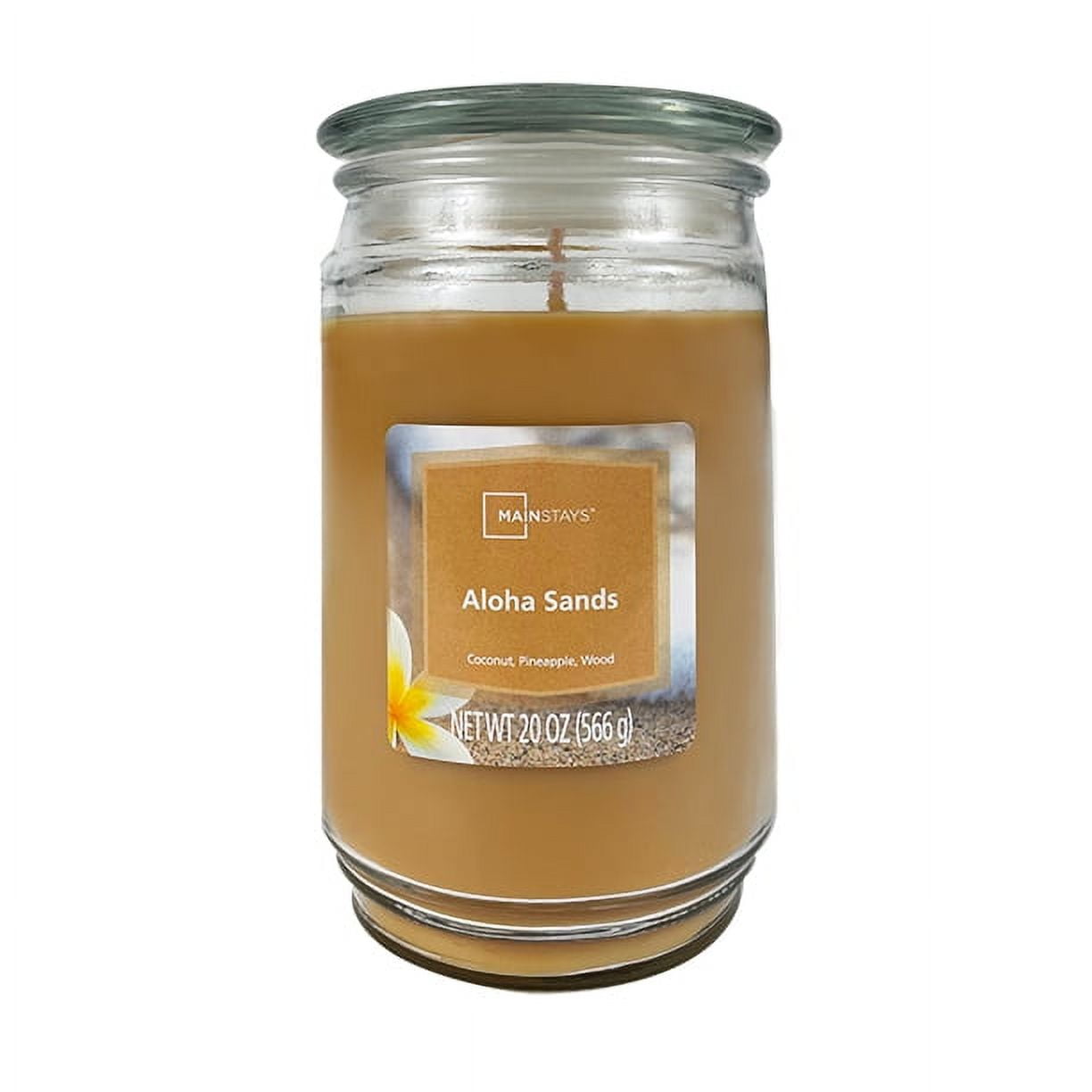 Mainstays Single Wick Jar Candle Aloha Sands 20 oz - Walmart.com