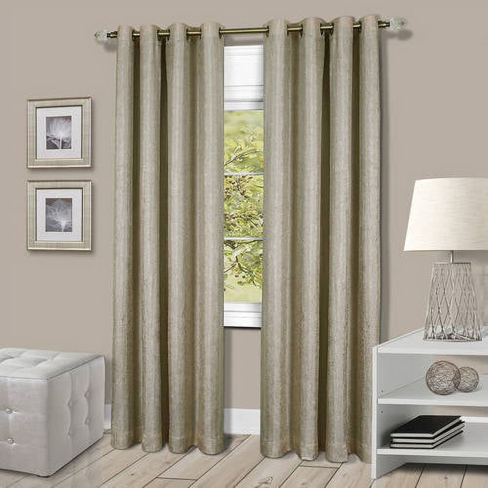 Mainstays Skylar Lined Grommet Window Curtain Panel - Walmart.com