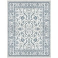 "Mainstays Slate Blue Floral Indoor Area Rug 4'11"" x 6'6"" Low Pile ...