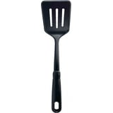 Mainstays Slotted Kitchen Turner Nylon Black Soft Grip Handle ...