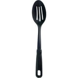 Mainstays Slotted Plastic Straining Spoon with Soft Grip Black Handle ...