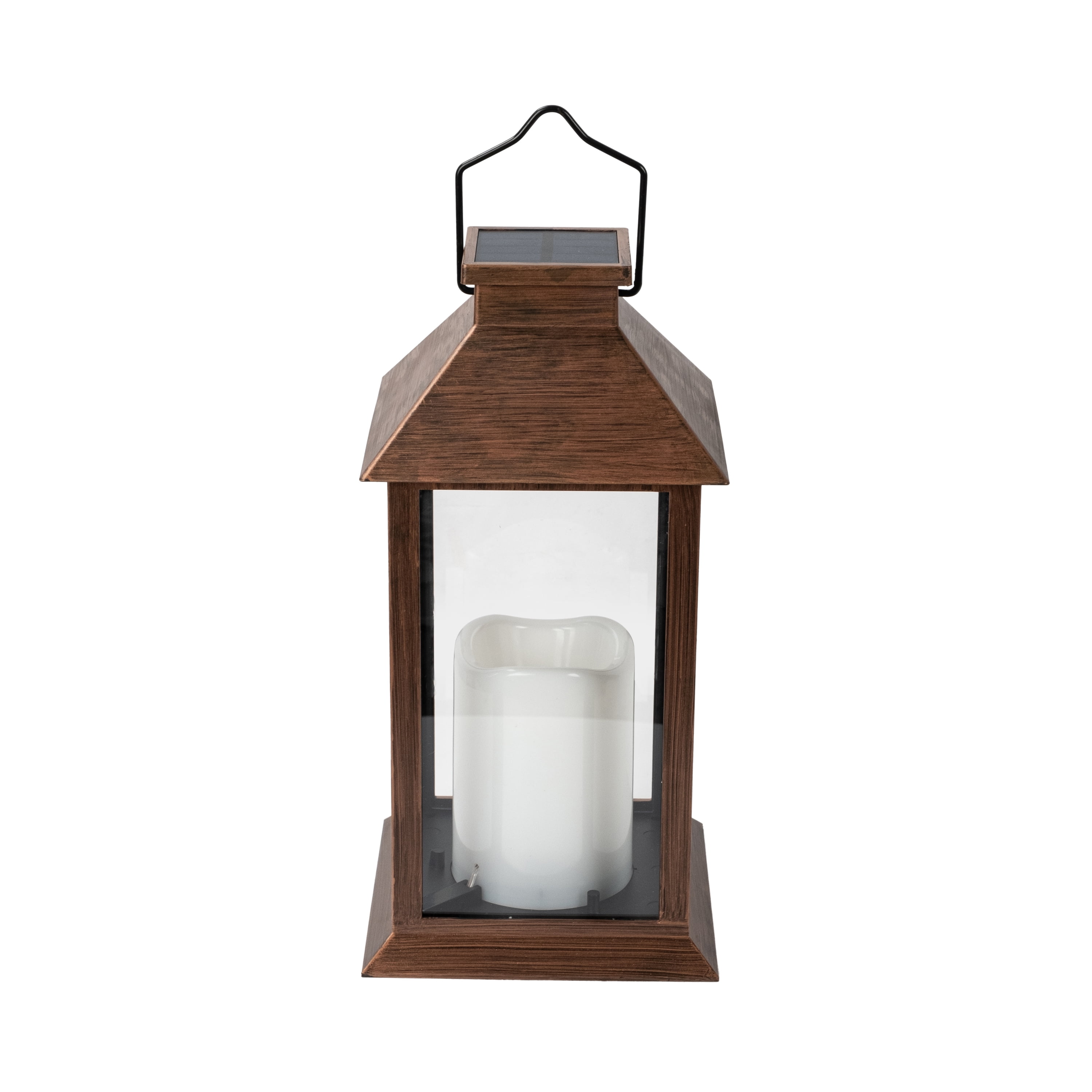 Mainstays Solar Lantern Bronze - Walmart.com