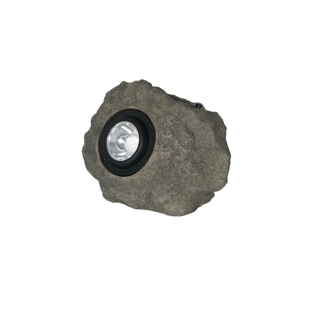 Mainstays Solar Powered Rock Landscape Spotlight LED with Key ...