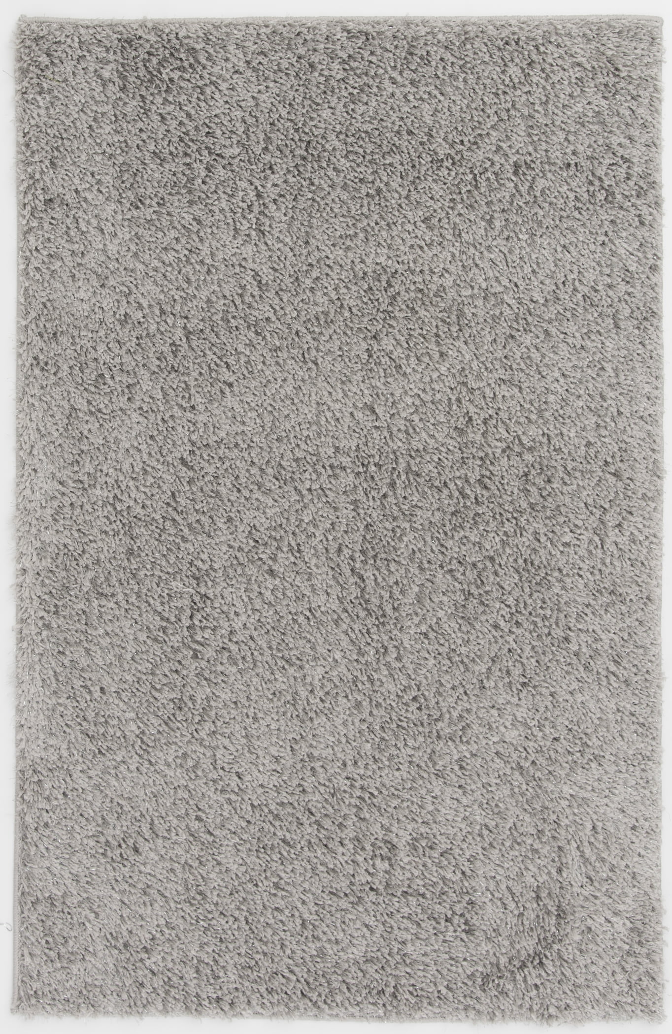 Mainstays Solid Gray Belissimo Shag Accent Rug 36 x 56 in - Walmart.com