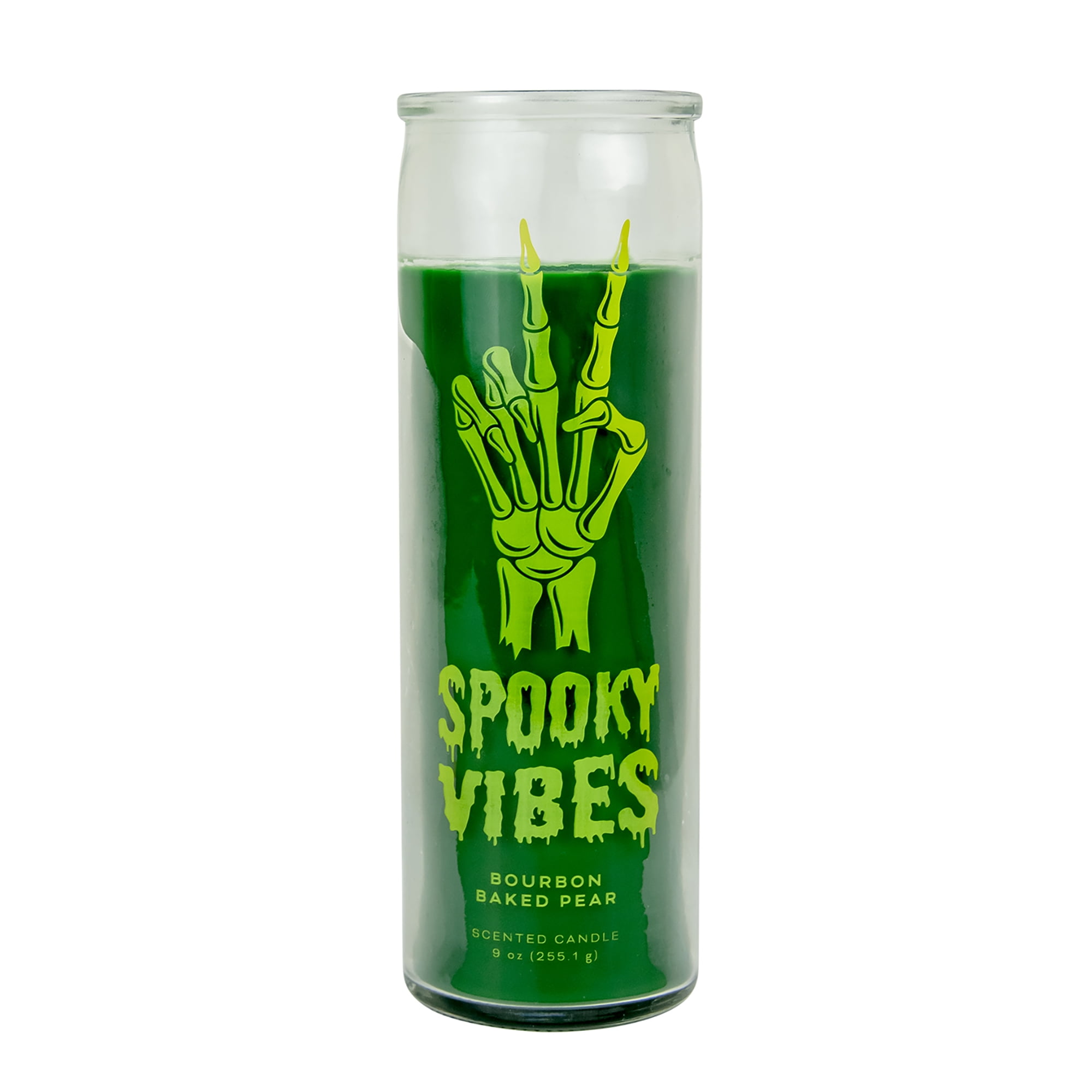 Mainstays Spooky Vibes Scented Candle - Bourbon Baked Pear - Walmart.com
