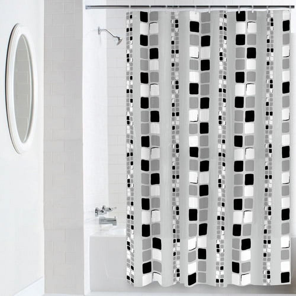 Mainstays Squares PEVA Shower Curtain, 1 Each - Walmart.com