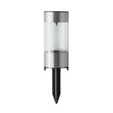 Mainstays Stainless Steel Solar Powered Mini Bollard Path Light for ...