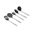 Mainstays Stainless Steel and Nylon Cooking Tool Set, 5 Piece Kitchen ...