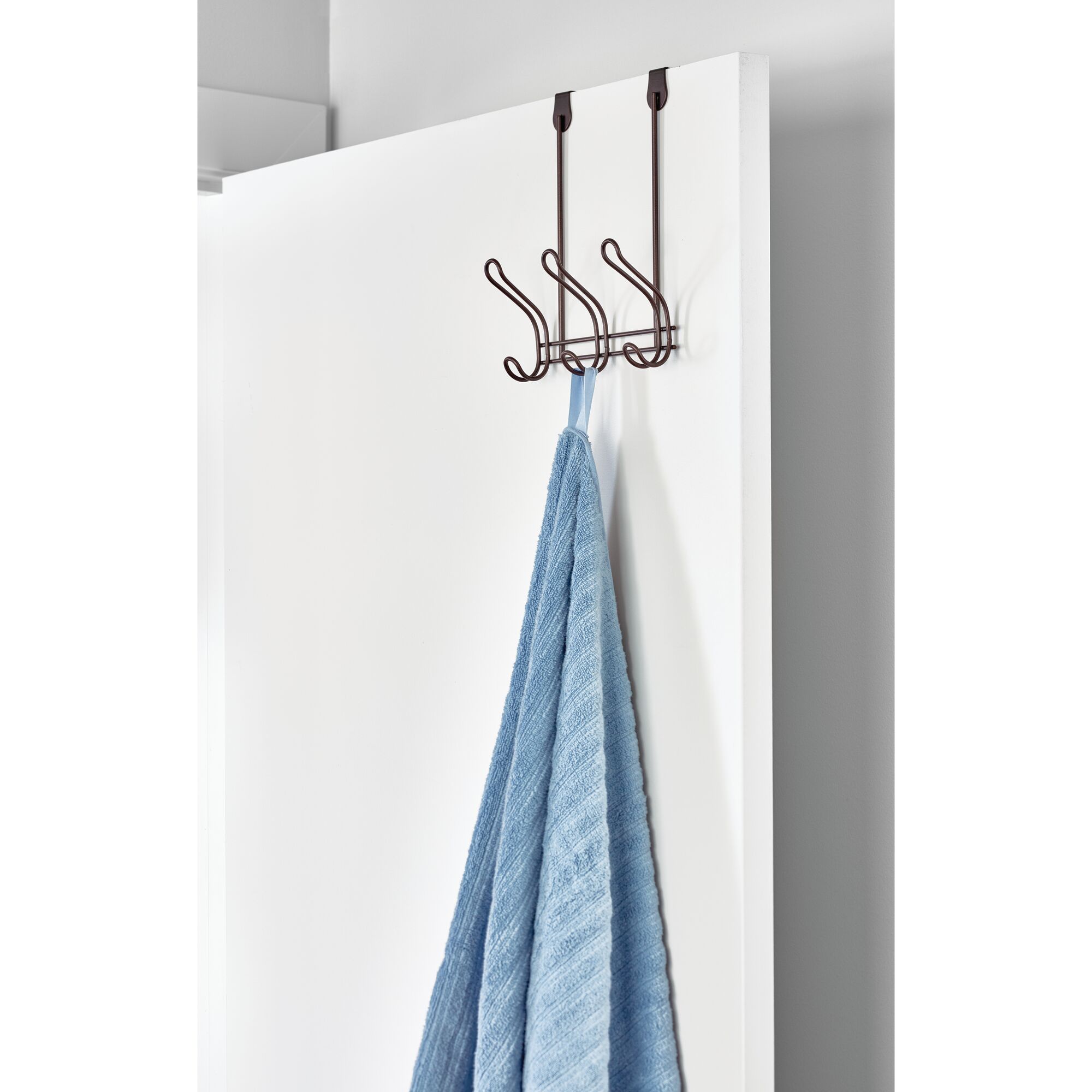 Mainstays Steel Over the Door 3 Hook Steel Rack, Bronze - Walmart.com