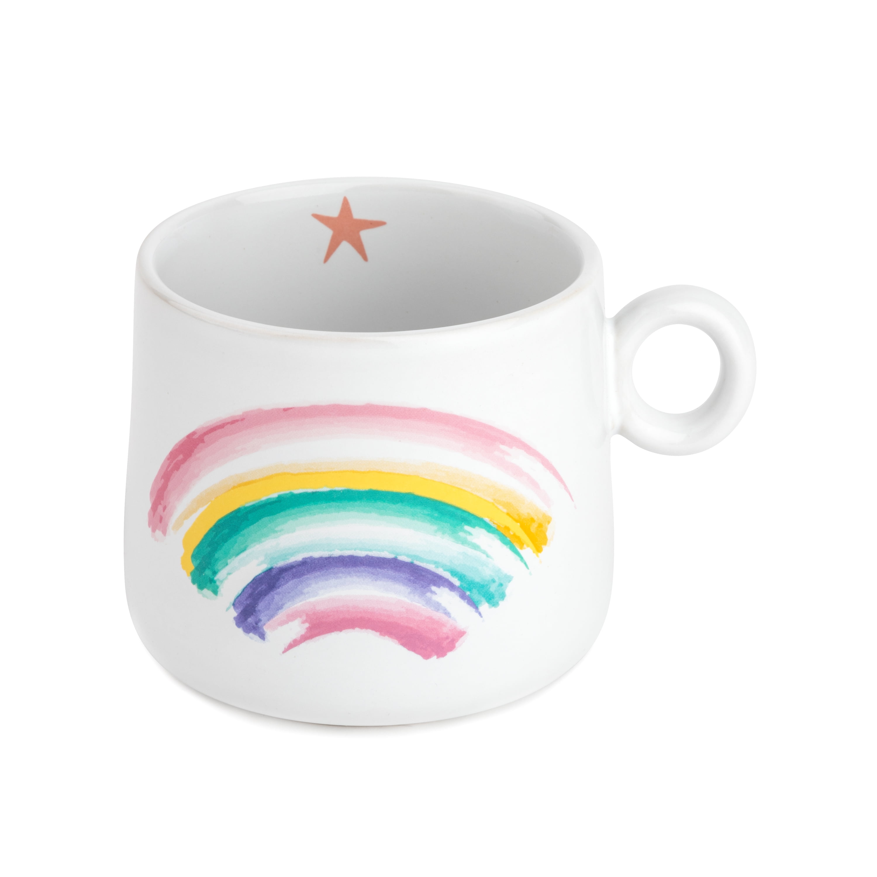 Mainstays Stoneware Coffee Mug, 15 fl oz, Rainbow - Walmart.com