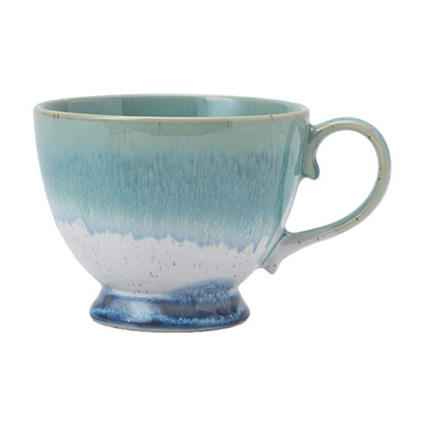 Mainstays Green Tea Mug 14oz Stoneware Ceramic with Reactive Glaze and ...