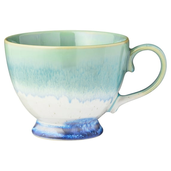 Mainstays Green Tea Mug 14oz Stoneware Ceramic with Reactive Glaze and ...