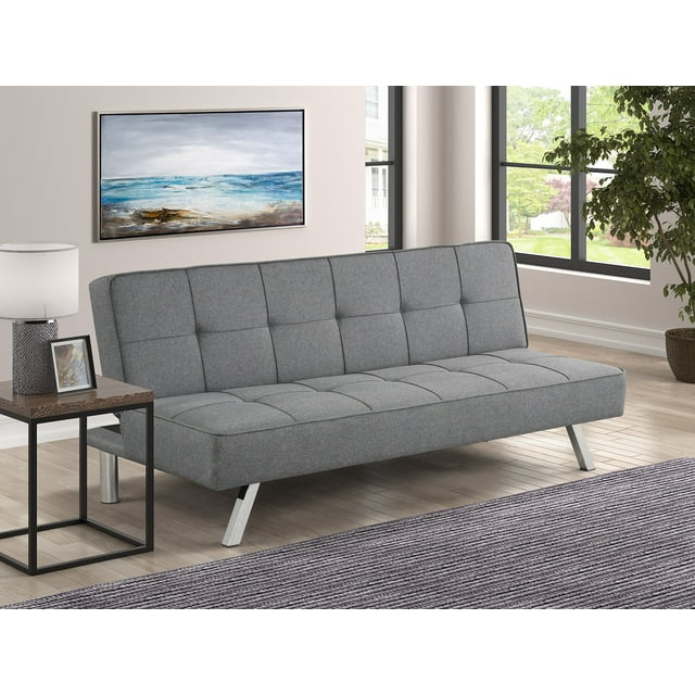 Mainstays Studio Futon, Gray - Walmart.com