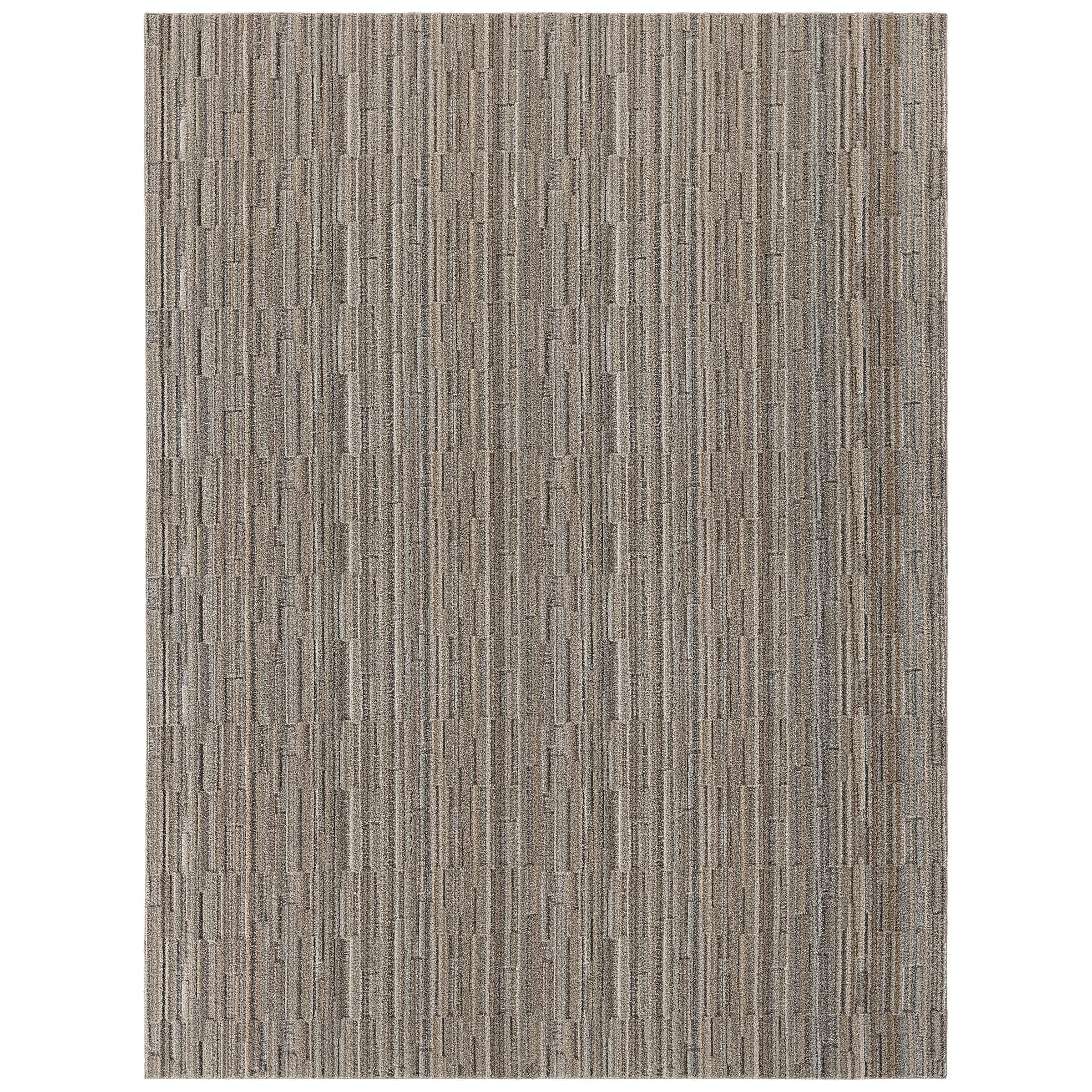 Mainstays Studio Plush Pixel Tan/Gray Indoor Area Rug, 9' x 12 ...