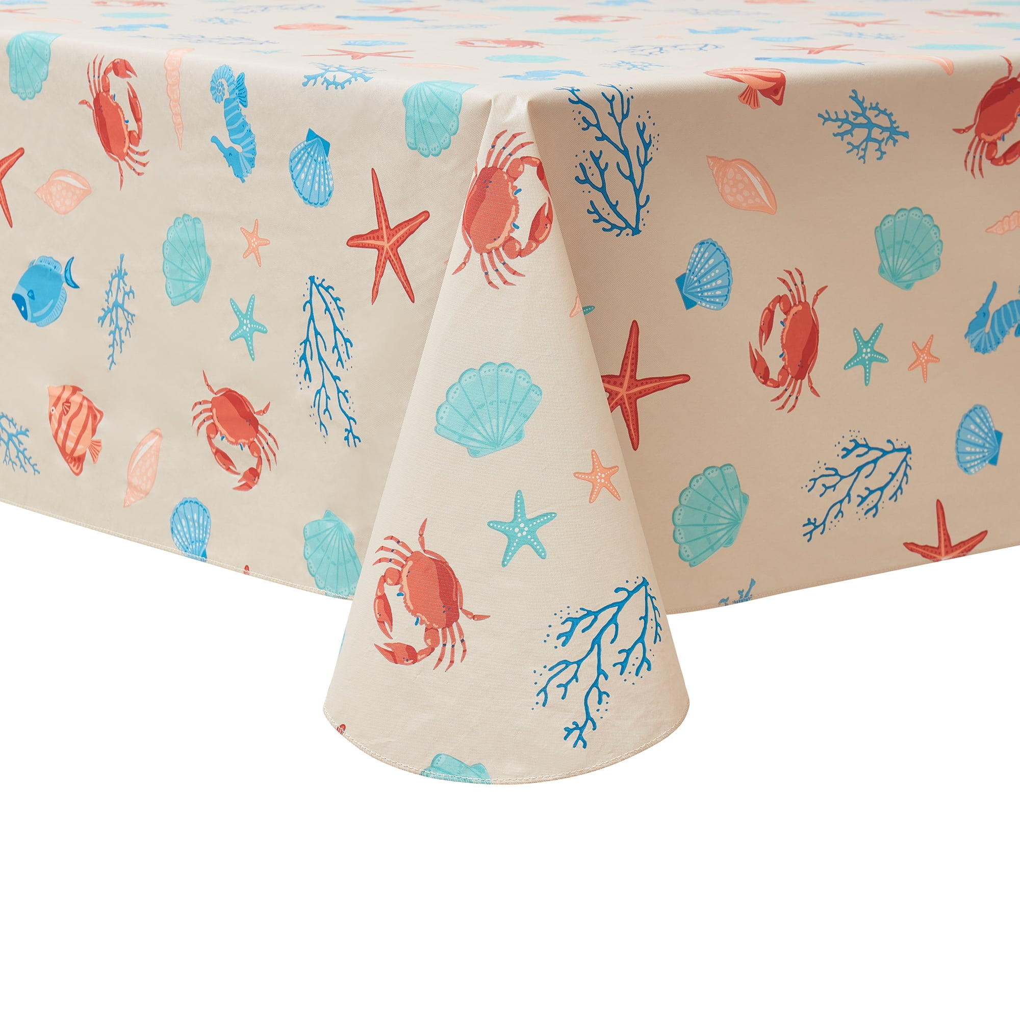 Mainstays Summer Fun Tablecloth, Indoor & Outdoor Table Decoration 60 ...