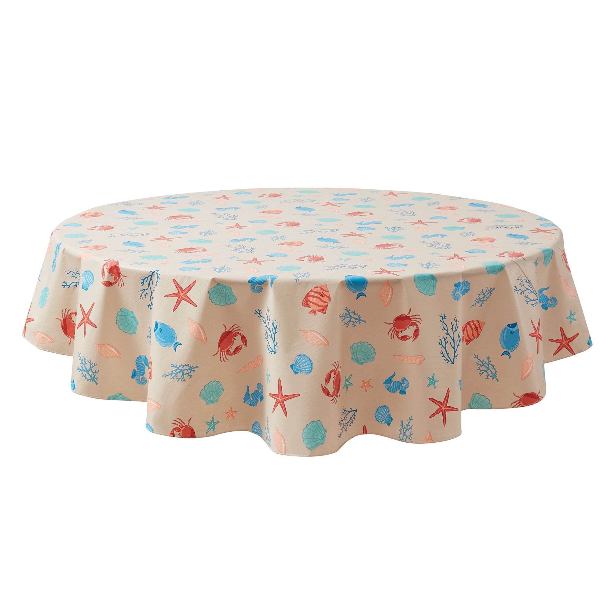 Mainstays Summer Fun Tablecloth, Indoor & Outdoor Table Decoration 70 ...