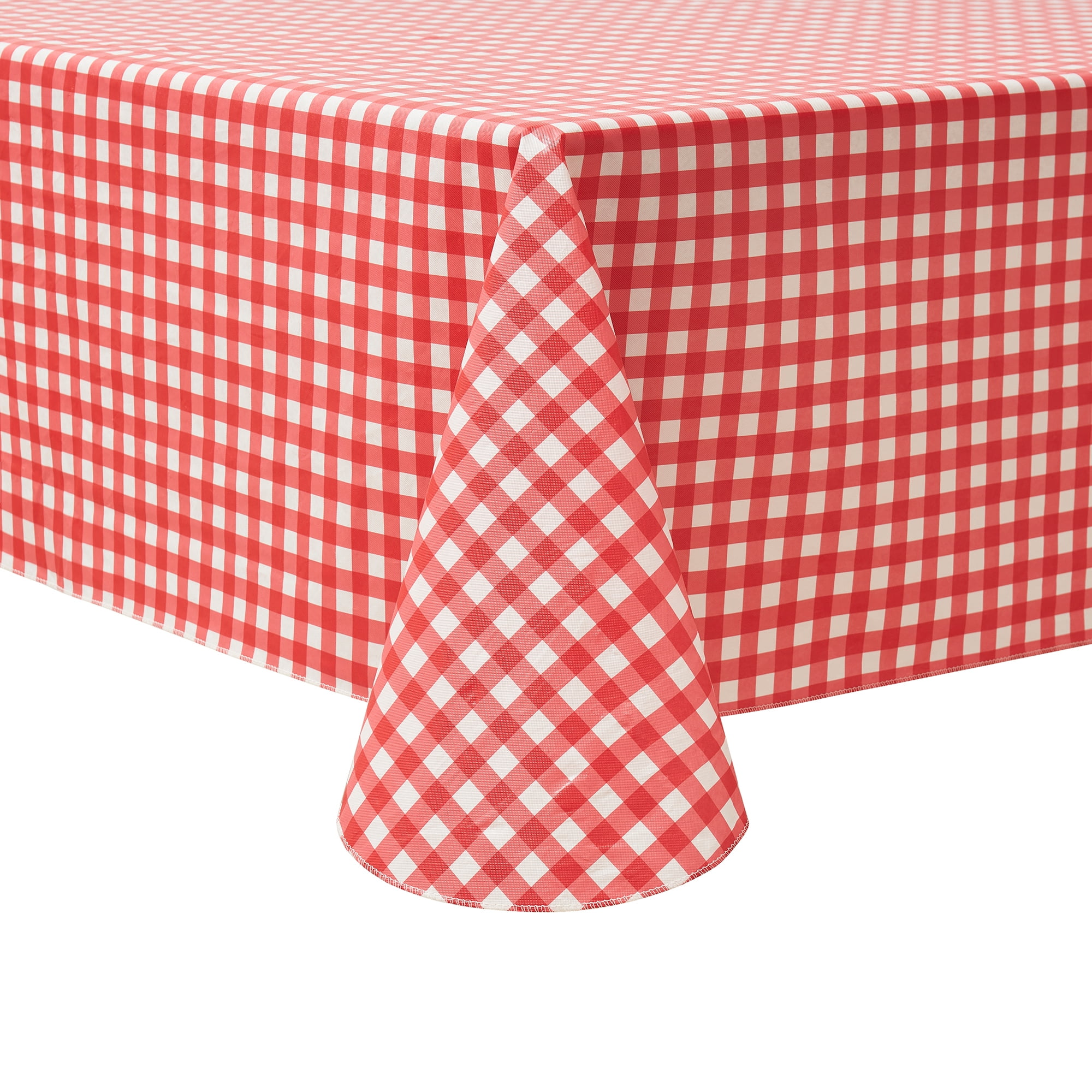 Mainstays Summer Fun Tablecloth, Table Decorations 60" x 102" - Red ...