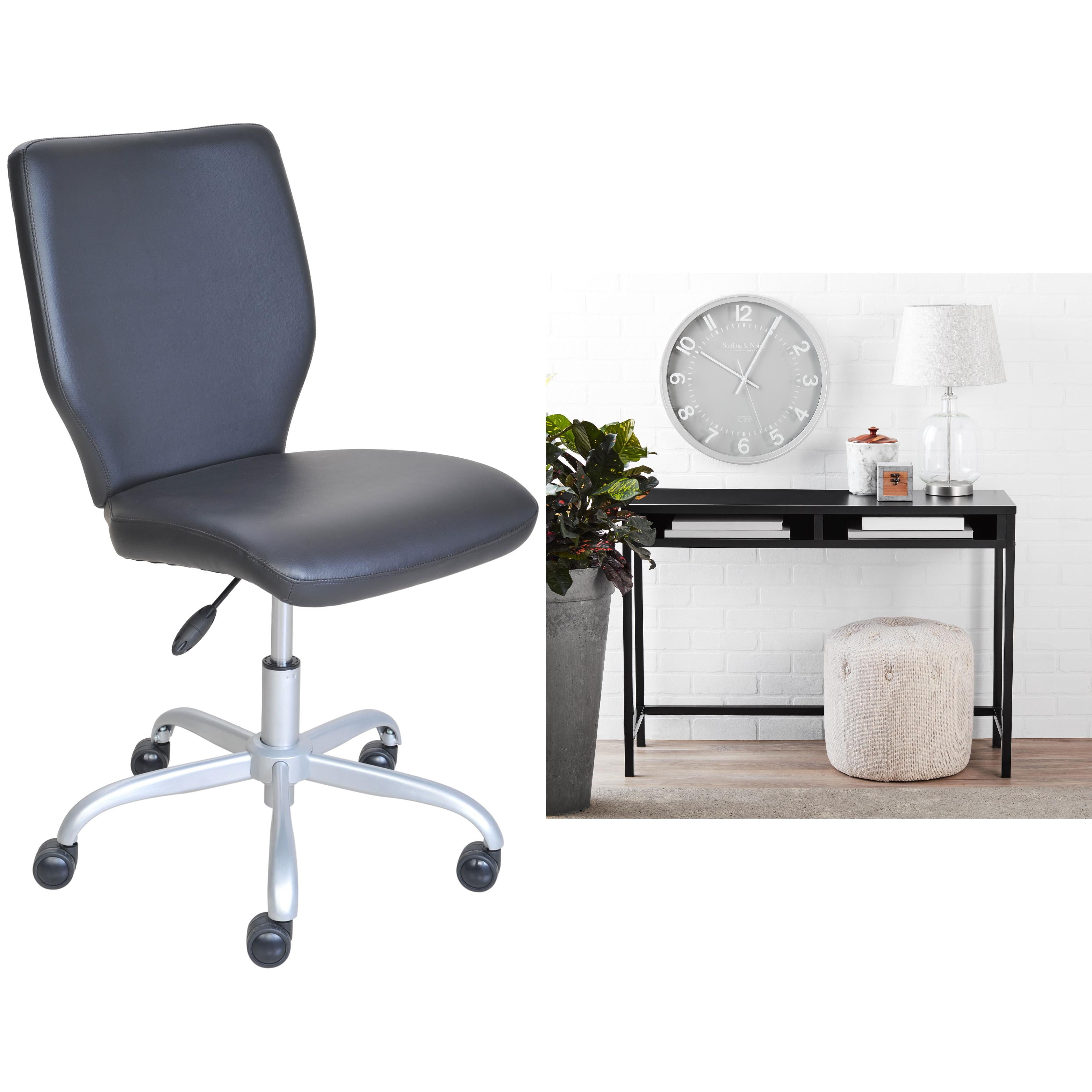 Mainstays Sumpter Park Student Office Desk with 2 Drawers and Mainstays ...