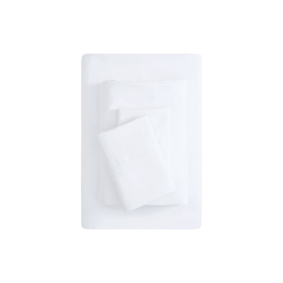 Mainstays Super Soft Microfiber Full Bed Sheet Set Arctic White 4 Piece ...