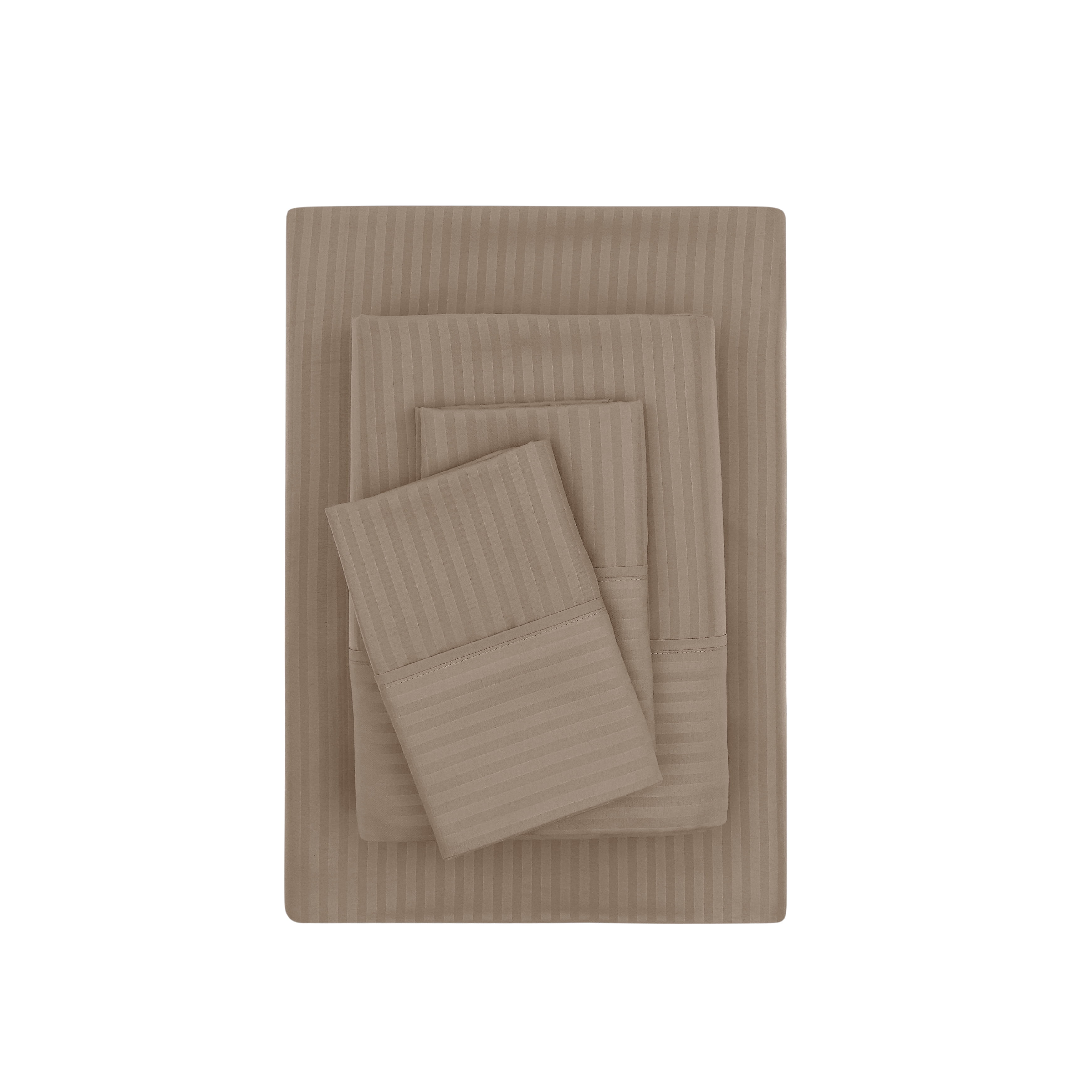 Mainstays Super Soft Brushed Microfiber Bed Sheet Set, Brown Bag ...