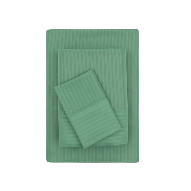 Mainstays Super Soft Brushed Microfiber Bed Sheet Set, Green Sage ...