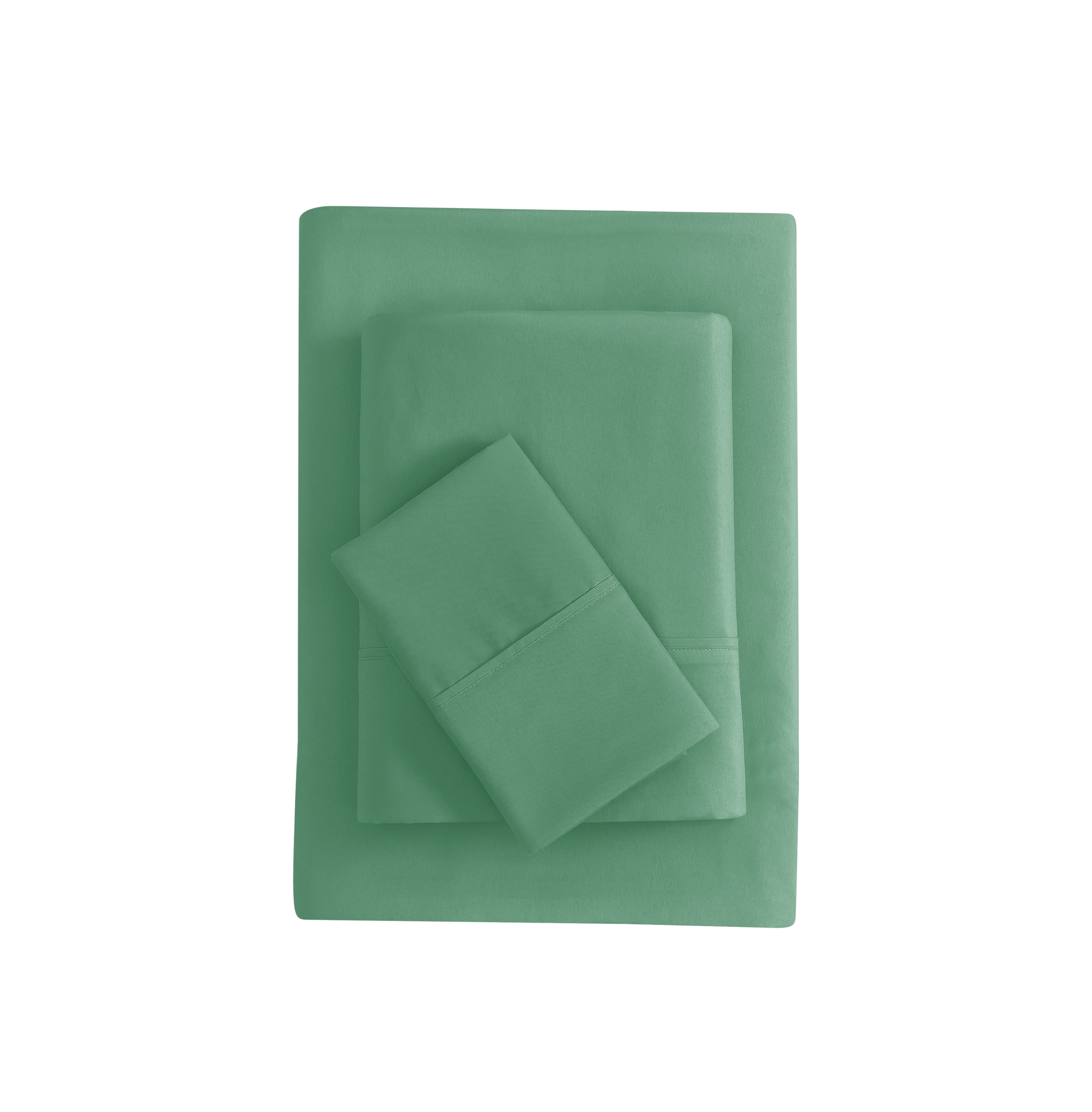 Mainstays Microfiber Bed Sheet Set Green Sage Twin XL 3 Piece Soft ...