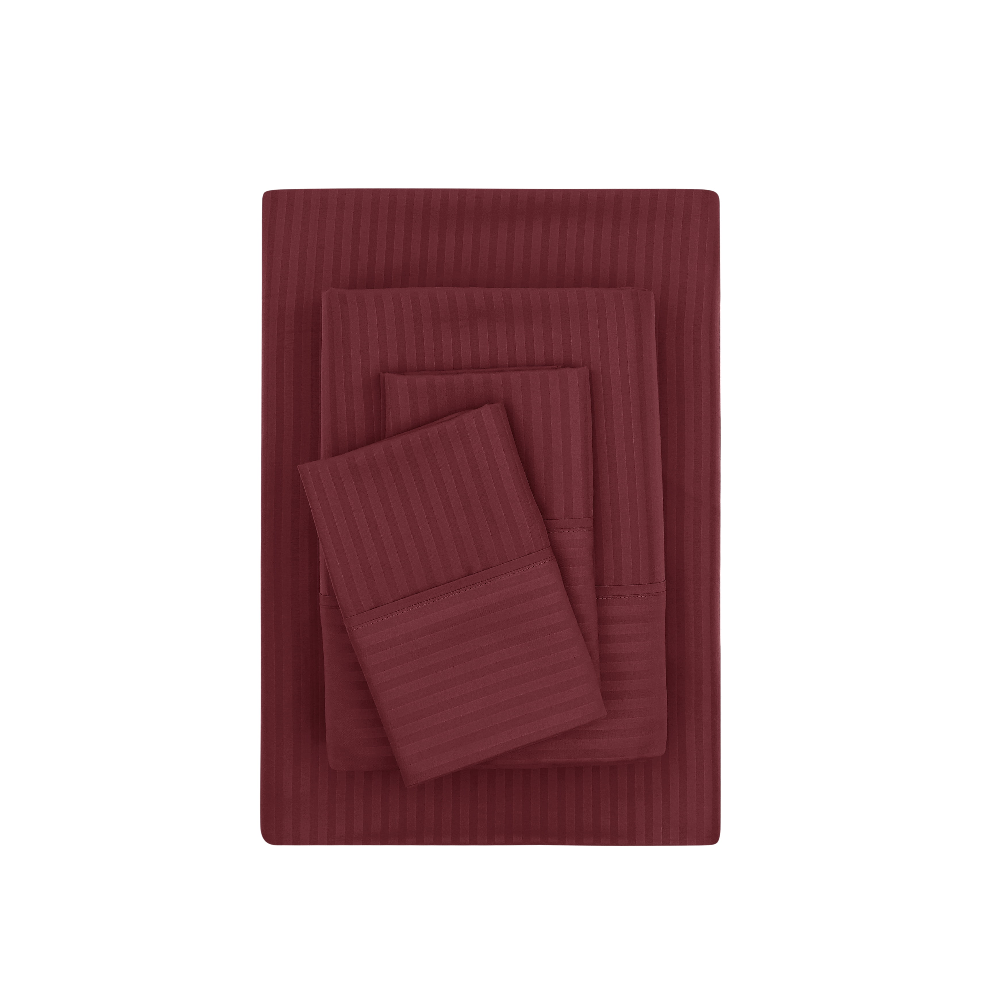 Mainstays Super Soft Brushed Microfiber Bed Sheet Set, Luscious Red ...