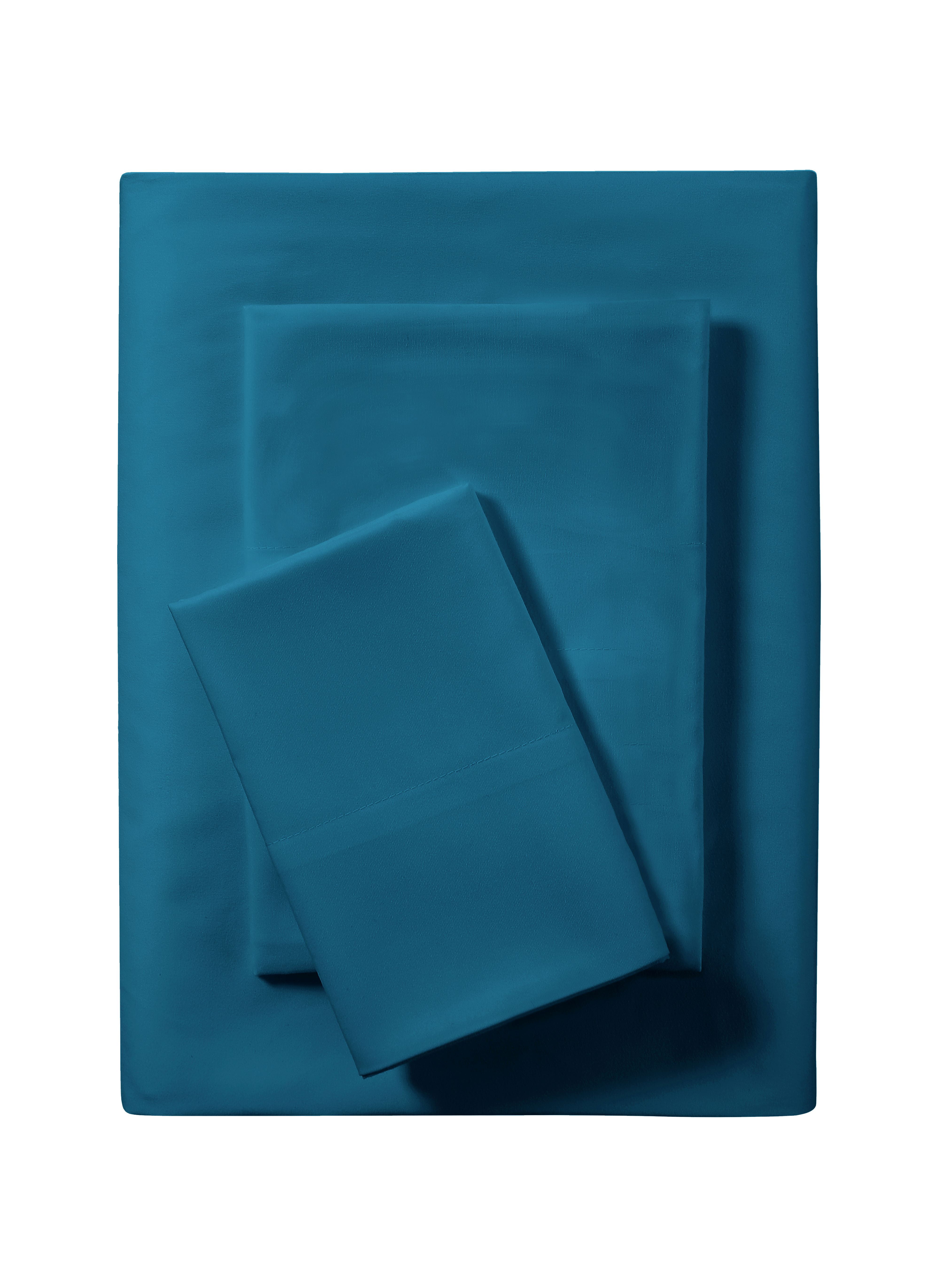 Mainstays Microfiber Bed Sheet Set Twin XL Corsair 3 Piece Soft Wrinkle ...